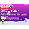 Walgreens 24 Hour Allergy Relief Fexofenadine Tablets | Walgreens