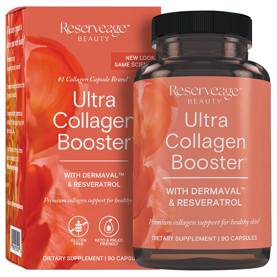 ReserveAge Nutrition Ultra Collagen Booster with Dermaval & Resveratrol ...