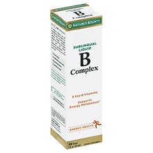 Nature's Bounty B Complex Sublingual Liquid Dietary Supplement | Walgreens