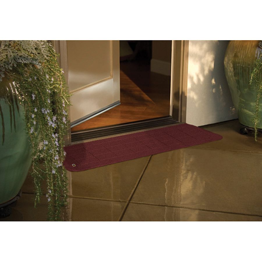 PVI Bighorn Plastic Threshold Brick Burgundy | Walgreens