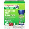 Walgreens Mini Nicotine Polacrilex Lozenge, 4 mg Mint | Walgreens
