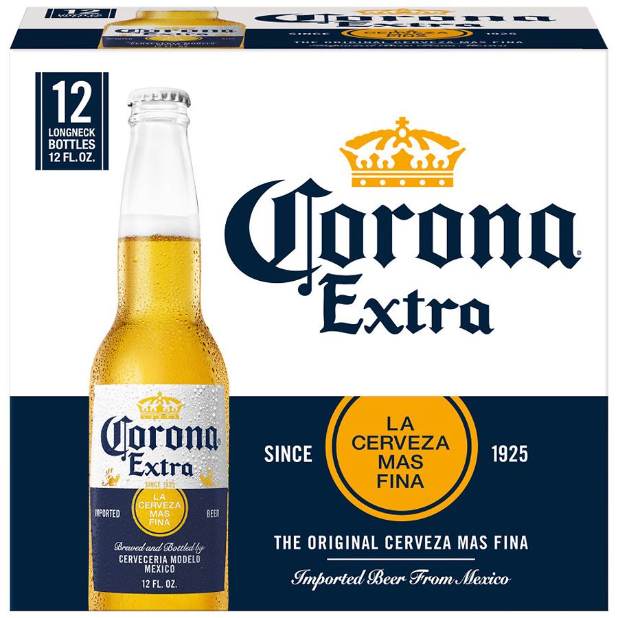 Corona Extra Import Lager Beer Bottles | Walgreens