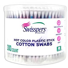 Color Plastic Stock Swabs in Round | Walgreens