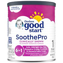Gerber Soothe Comforting Probiotics Non-GMO Powder Infant Formula ...