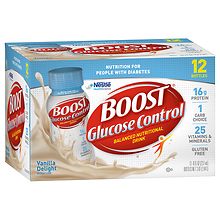 Boost Glucose Control Nutritional Drink Vanilla Delight | Walgreens