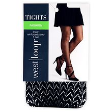 West Loop Fashion Tights M/L Black | Walgreens