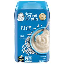 Gerber 1st Foods Baby Cereal Rice Cereal | Walgreens