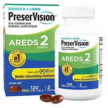 PreserVision AREDS 2 Formula Eye Vitamin & Mineral Supplement Softgels ...