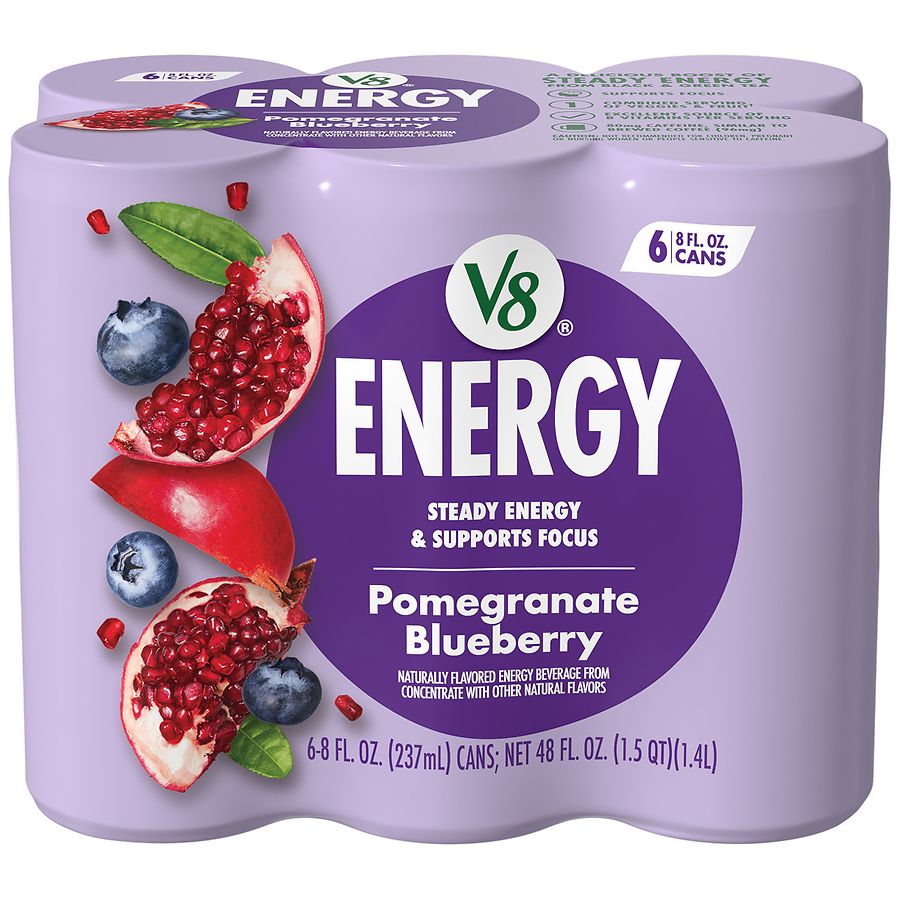 V8 Energy Drink Pomegranate Blueberry | Walgreens