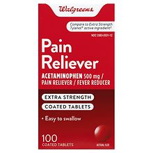 Walgreens Pain Reliever Tablets 100.0ea | Walgreens