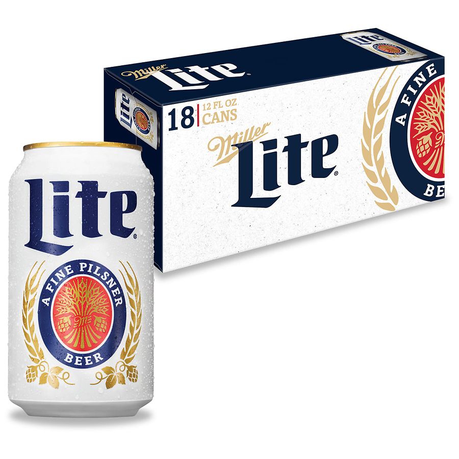 Miller Lite American Pilsner Light Lager Beer | Walgreens