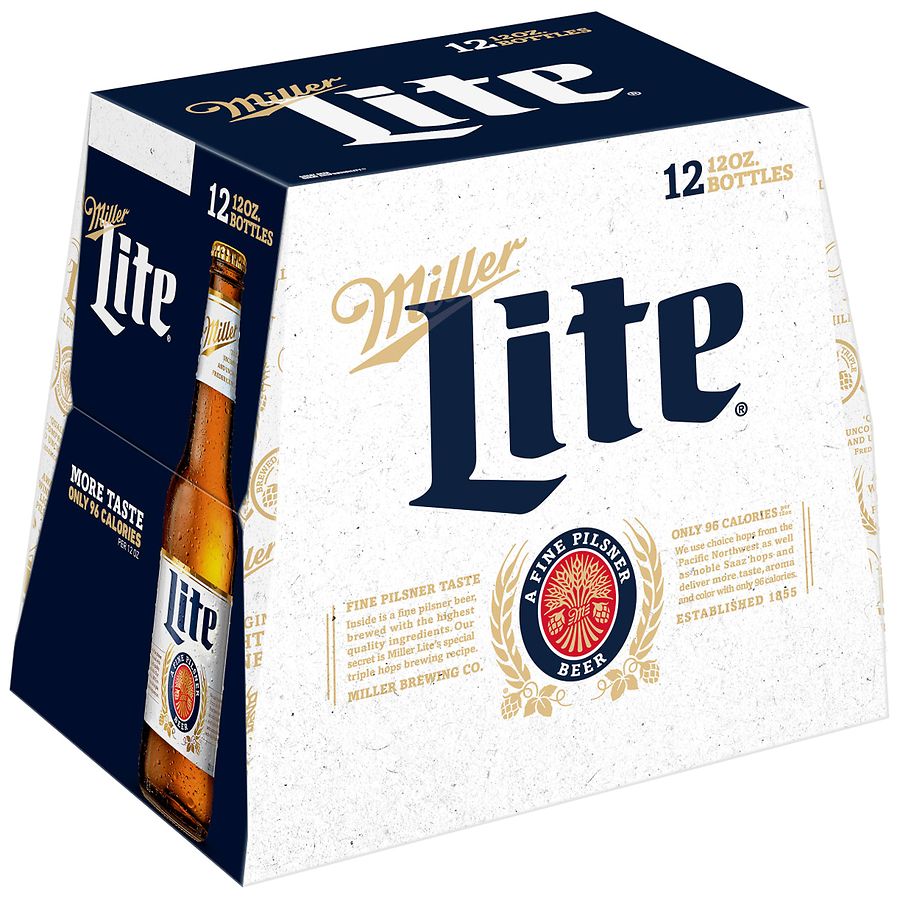 Miller Lite American Pilsner Light Lager Beer | Walgreens
