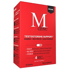 Mdrive Testosterone Support Prime Formula with DHEA, Tablets | Walgreens