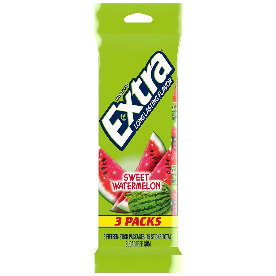 Extra Sugarfree Gum Sweet Watermelon | Walgreens