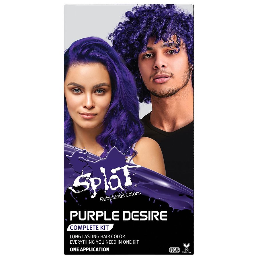 Splat Hair Color Complete Kit, Purple Desire | Walgreens