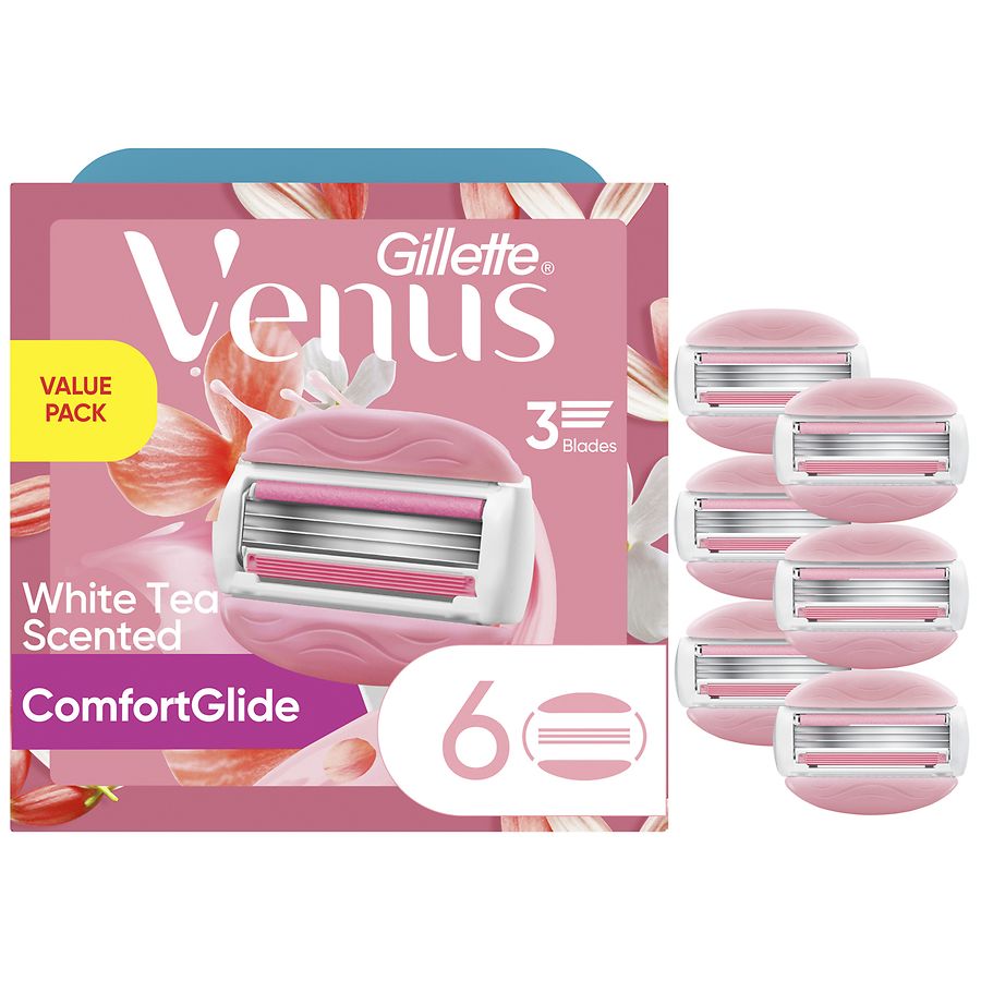 Gillette Venus Womens' Razor Blade Refills White Tea | Walgreens