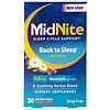 Midnite Drug-Free Sleep Aid Supplement, 1.5mg Melatonin + Herbs Cherry ...