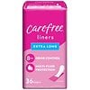 Carefree Acti-Fresh Body Shape Panty Liners Wrapped Unscented, Extra Long | Walgreens