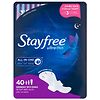 Stayfree Pads, Overnight with Wings Unscented, Overnight | Walgreens