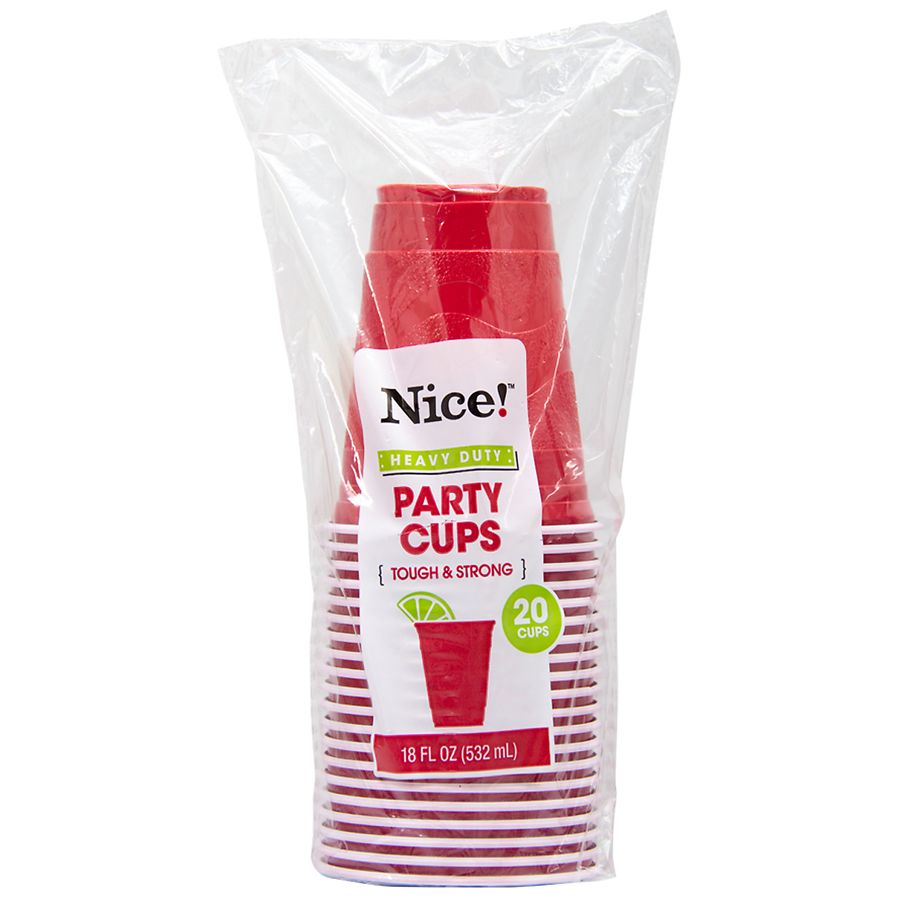 Nice! Premium Plastic Cups 18 oz | Walgreens