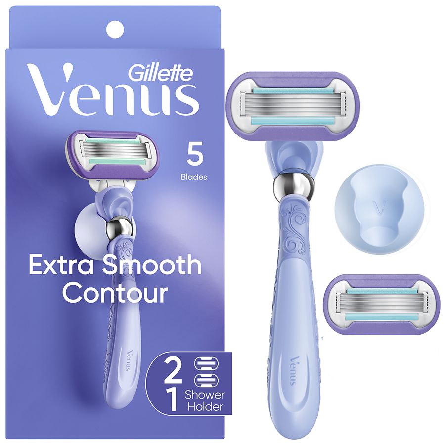 Gillette Venus Women's Razor with Reusable Handle, Refills, and Shower ...