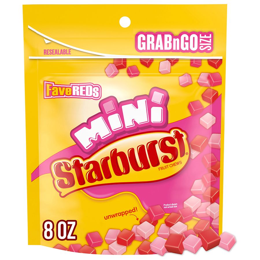 Starburst Mini Fruit Chewy Candy FaveREDS FaveREDS | Walgreens
