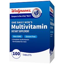 Walgreens One Daily Men's Multivitamin Tablets (100 days) | Walgreens