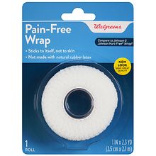 Pain-Free Wrap, 1 in x 2.3 yd 1 inch | Walgreens