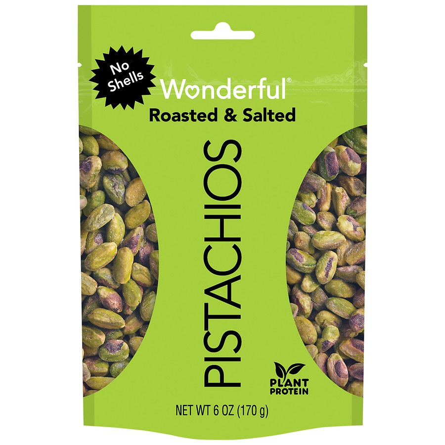Wonderful No Shell Pistachios Roasted & Salted | Walgreens