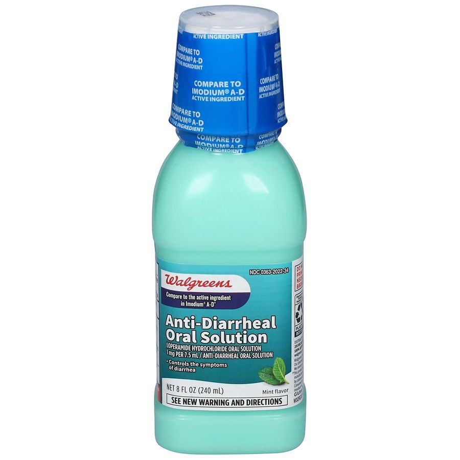 Walgreens Anti-Diarrheal Oral Solution Mint | Walgreens