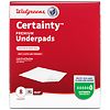 Walgreens Certainty Premium Underpads, Day & Night Protection, Ultimate ...