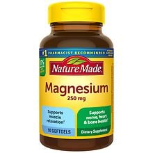 Nature Made Magnesium 250 mg Softgels | Walgreens