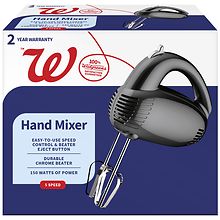 Walgreens 5 Speed Hand Mixer Black | Walgreens