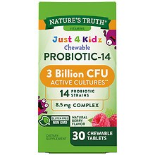 Probio Kids Chewable 3 Billion 30 Tabs Natural Berry | Walgreens