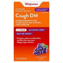 Cough DM Extended-Release Syrup Grape, Grape Flavored | Walgreens