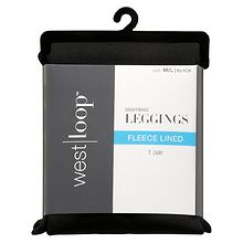 West Loop Women's Fleece-Lined Leggings M/L Black | Walgreens
