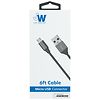 Just Wireless Micro USB Cable - 6 ft Black 6 Foot Black | Walgreens