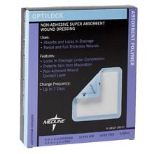 Medline OptiLock Non-Adhesive Dressings 4x4 | Walgreens