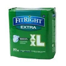 Medline FitRight Extra Briefs 2X-Large | Walgreens
