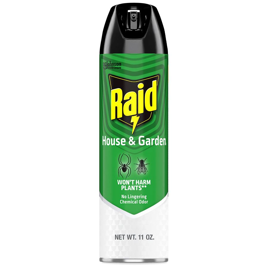 Raid House & Garden I, Indoor & Outdoor Insecticide Spray | Walgreens