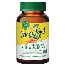 MegaFood Baby & Me 2 Prenatal Multivitamin | Walgreens