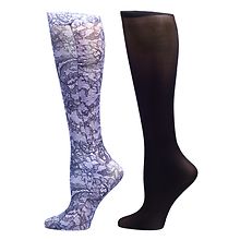 Celeste Stein Therapeutic Compression Sock black | Walgreens