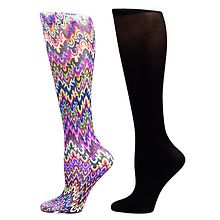 Celeste Stein Therapeutic Compression Sock blue | Walgreens