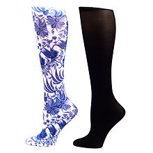 Celeste Stein Therapeutic Compression Sock navy | Walgreens