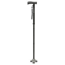 HurryCane Freedom Edition Folding Cane with T Handle, Black | Walgreens