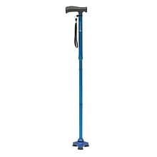 HurryCane Freedom Edition Folding Cane with T Handle, Blue | Walgreens