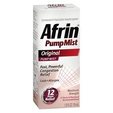Afrin 12 Hour Nasal Spray Pump Mist Original | Walgreens