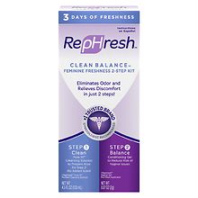 RepHresh Clean Balance Feminine Freshness 2-Step Kit 2 Part Kit | Walgreens