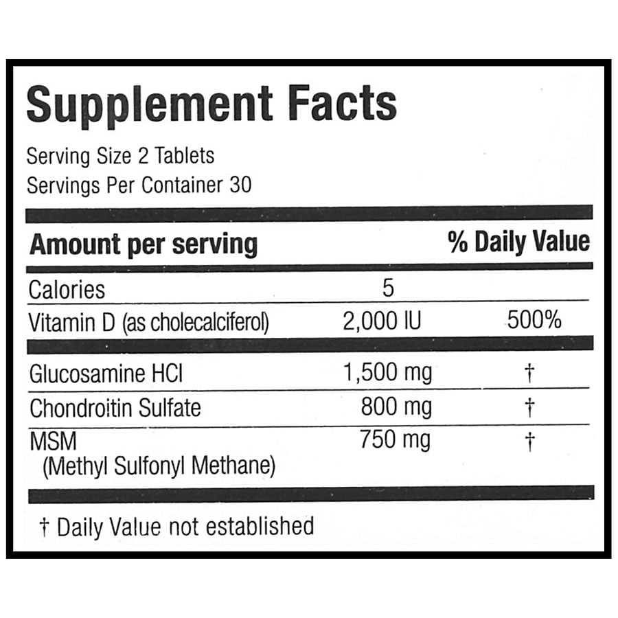 X Ray Dol Triple Action Joint Health Supplement with Vitamin D Tablets ...