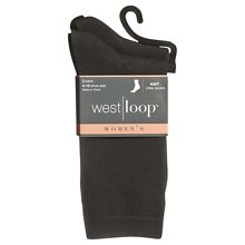 West Loop Women's Flat Knit Crew Socks | Walgreens